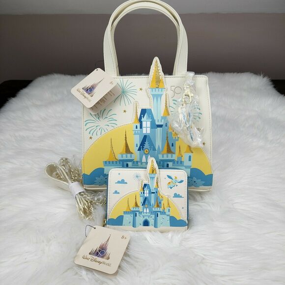 Loungefly | Bags | New Set Walt Disney Loungefly 5th Anniversary Castle ...